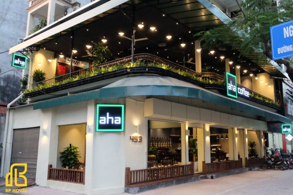 6+ Xu hướng thiết kế quán cafe mặt tiền 10m tạo điểm nhấn - BP House